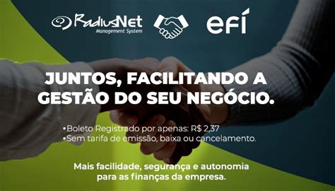 Integração Radiusnet E Efí Bank Radiusnet