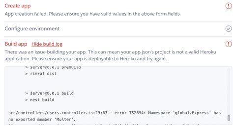Fix Failing Heroku Deployment · Issue 3797 · Tooljettooljet · Github