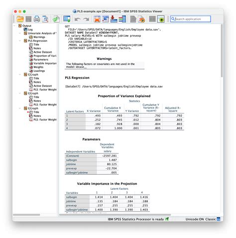 Github Ibmpredictiveanalyticspls Partial Least Squares Regression