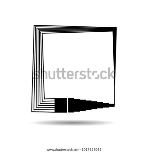 Reactangle Logo Linessquare Unusual Icon Design Stock Vector Royalty Free 1017929065