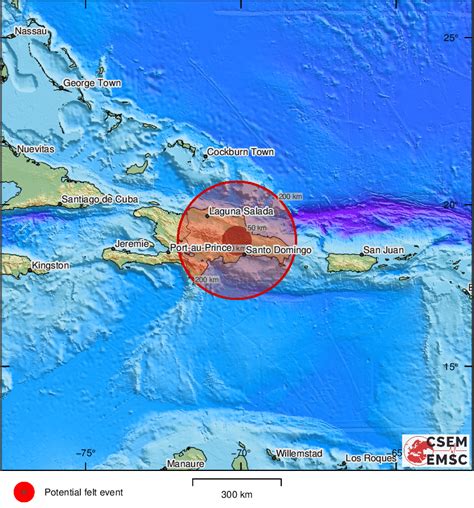 Emsc On Twitter Earthquake Sismo Possibly Felt 46 Sec Ago In Dominicanrepublic Felt It