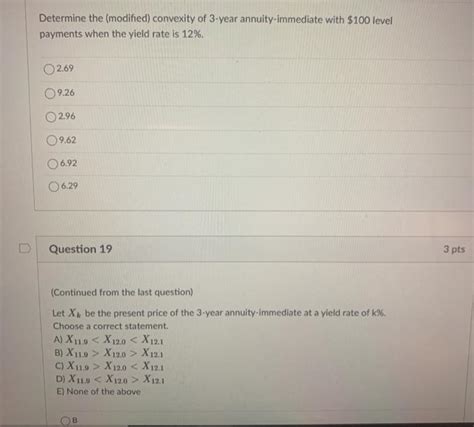 Solved Determine The Modified Convexity Of 3 Year