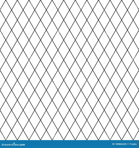 Seamless Diamonds Pattern Latticed Geometric Texture Stock Vector Illustration Of Geometric