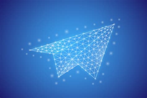 흰색 연결된 점이있는 종이 비행기 낮은 폴리 기호 3d 기하학적 다각형 관광 항공사 여행 자유 항공 디자인 벡터 일러스트 레이 션 0명에 대한 스톡 벡터 아트 및 기타