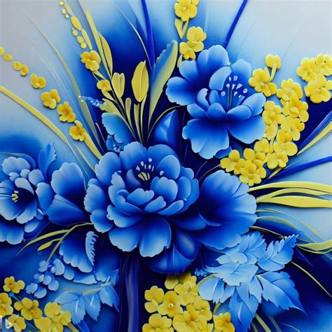 Україна Коцюбіїв Малюнок квітів