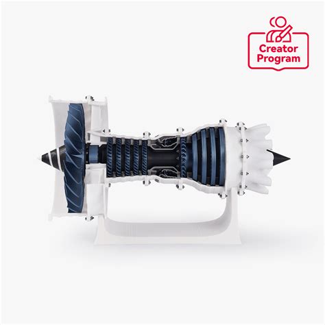 Jet Engine Model Components Kit 006 Bambu Lab Uk Store