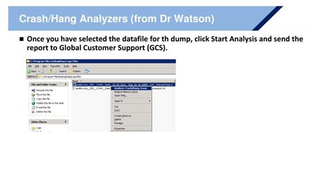 Ppt Informatica Create A Crash Dump Using Debug Diag ” Powerpoint Presentation Id6783990