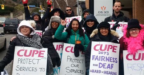 Cupe Support Education Workers Canada Teachers Strike