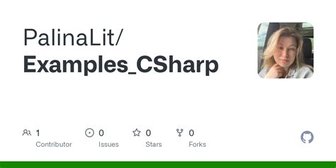 Github Palinalitexamplescsharp