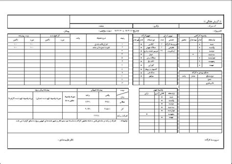 فرم اکسل گزارش هفتگی کارگاهی ️دینا فایل