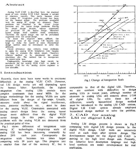 Figure 1 From Design Methodology For Analog Vlsi With Over 10000