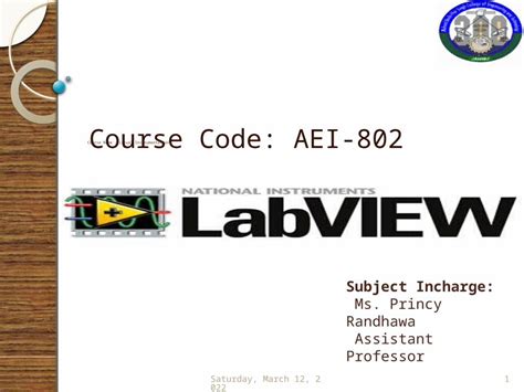 PPTX Virtual Instrumentation LabVIEW DOKUMEN TIPS