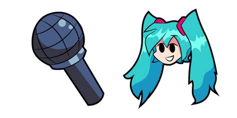 Friday Night Funkin Hatsune Miku Cursor Custom Cursor