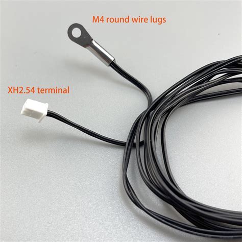 2pcs Temperature Sensor Probe Ntc Thermistor 5k 10k 15k20k50k100k B3950 B3435 B3470 M4 Round