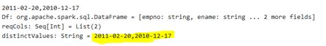 String Scala How To Find All Unique Values From A Specific Column In