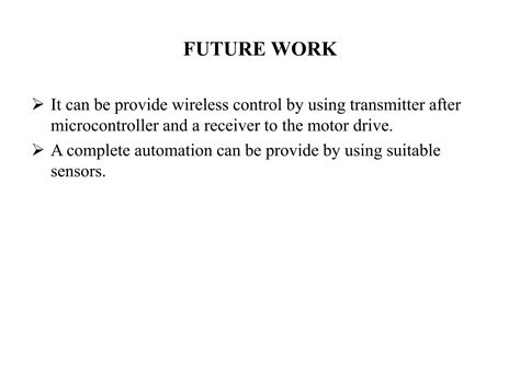 FOUR QUADRANT DC MOTOR SPEED CONTROL WITH MICROCONTROLLER PPT