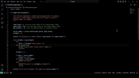 priyanshu jain on linkedin python numberguessinggame programming elevatecompany internship…