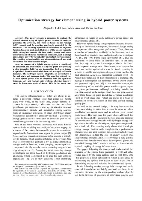 pdf optimization strategy for element sizing in hybrid power systems