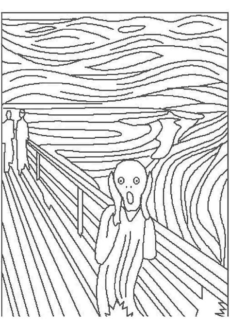 Раскраска раскраски художник Ван гог