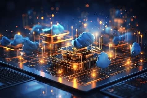 Premium Photo Artificial Intelligence Chipset Processor On Circuit Board Working On Data