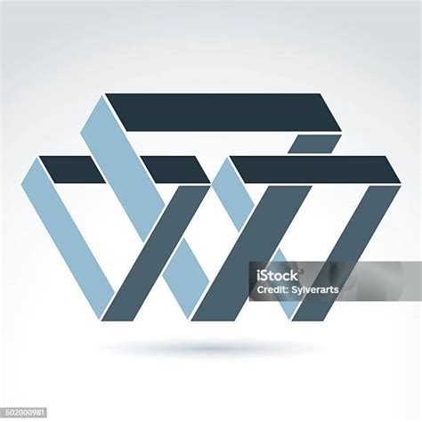 추상적임 아이콘크기 추상적임 기호까지 벡터 그래픽 디자인 요소 3차원 형태에 대한 스톡 벡터 아트 및 기타 이미지 3차원