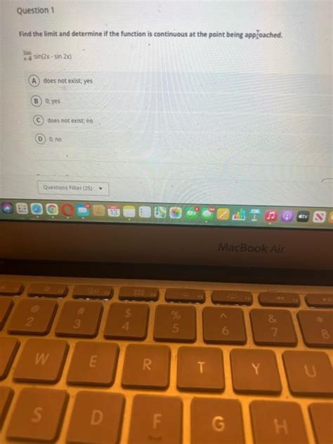 Solved Find The Limit And Determine If The Function Is