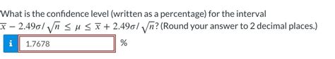 Solved For A Normal Population With Known Variance σ2