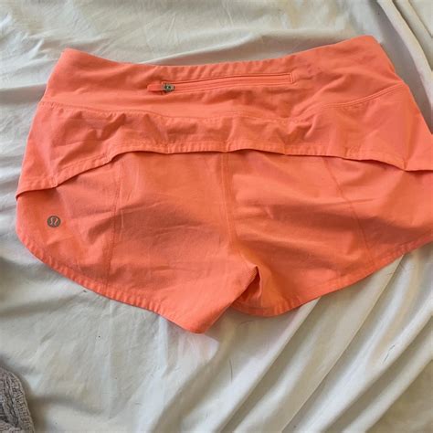 Highlight Orange Lulu Shorts No Flaws Color No Depop
