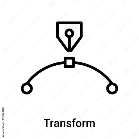 Transform Icon Vector Sign And Symbol Isolated On White Background