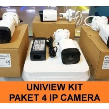 Jual PROMO PAKET CCTV IP UNIVIEW UNV KIT 4 Channel Shopee Indonesia