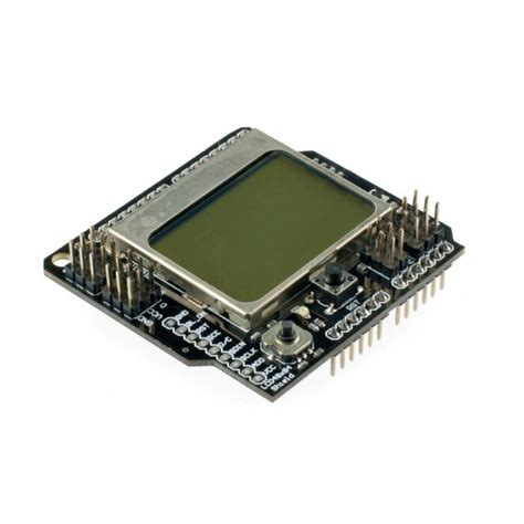 Graphic Lcd4884 Shield For Arduino Buy In Australia Dfr0092 Dfrobot Core Electronics