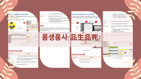 실무 적용 qa 테스트 프로세스 관리 문서 패키지 크몽