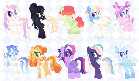 Mlp Adopt Batch By Seredaee On Deviantart