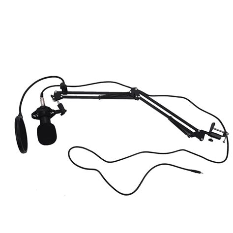 Bm 800 Microphone Wired Capacitive Microphone Set Vicedeal