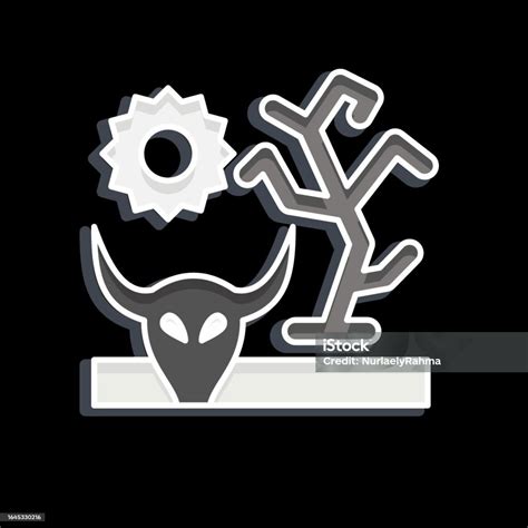 아이콘 가뭄 기후 변화 기호와 관련이 있습니다 광택 스타일 심플한 디자인 편집 가능 간단한 그림 가뭄에 대한 스톡 벡터 아트 및 기타 이미지 Istock