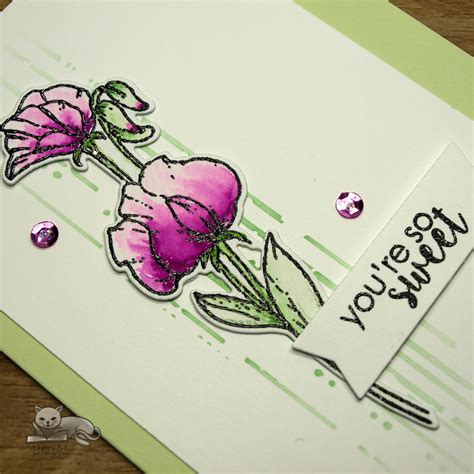 Bashful Blogging Happy Little Stampers Watercolour Flowers