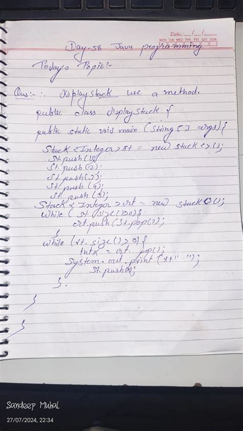 Sandeep Muhal On Linkedin Java 100dayschallenge Placementprep