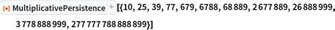 Multiplicativepersistence Wolfram Function Repository