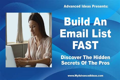 Build An Email List Fast Skill Success