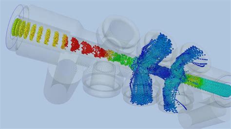 Industrial Pipeline Branch Airflow Simulation Cfd Simulation Computational Fluid Dynamics