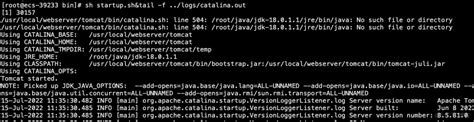 line 504 root java jdk 18 0 1 1 jre bin java no such file or