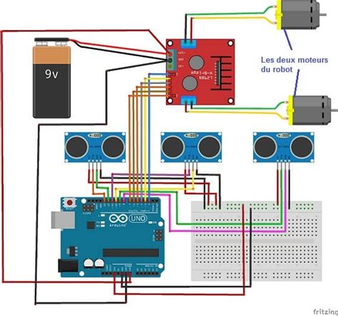 robot suiveur d objet basé sur arduino et le capteur hc sr04