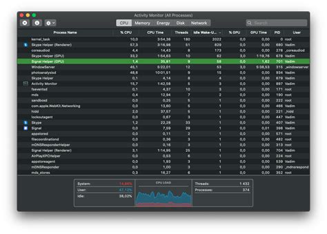 Signal Desktop Gui Hogs Cpu On Macos · Issue 3542 · Signalappsignal