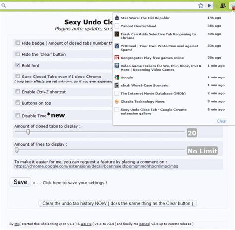 Sexy Undo Close Tab For Google Chrome GHacks Tech News