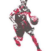 Kyle Lowry Toronto Raptors Pixel Art 60 Mixed Media By Joe Hamilton Fine Art America