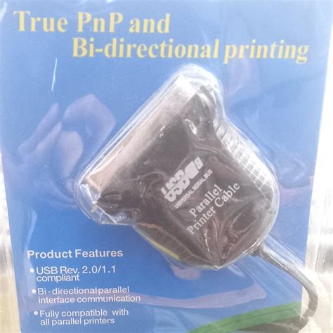 Jual Kabel Converter USB To Paralel Printer Port Parallel 36 Pin USB To LPT Shopee Indonesia
