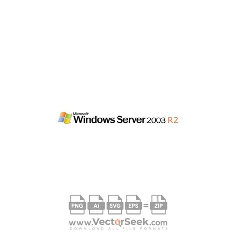 Microsoft Windows Server 2003 R2 Logo Vector Ai Png Svg Eps Free Download