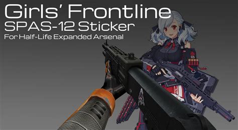 Girls Frontline Spas 12 Sticker Addon Half Life Expanded Arsenal Mod For Half Life Moddb