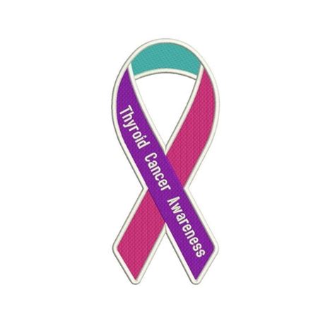 Thyroid Cancer Ribbon Thyroid Screening For Thyroid Awareness Month