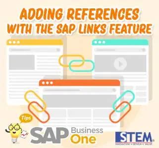 Adding References With The SAP Links Feature